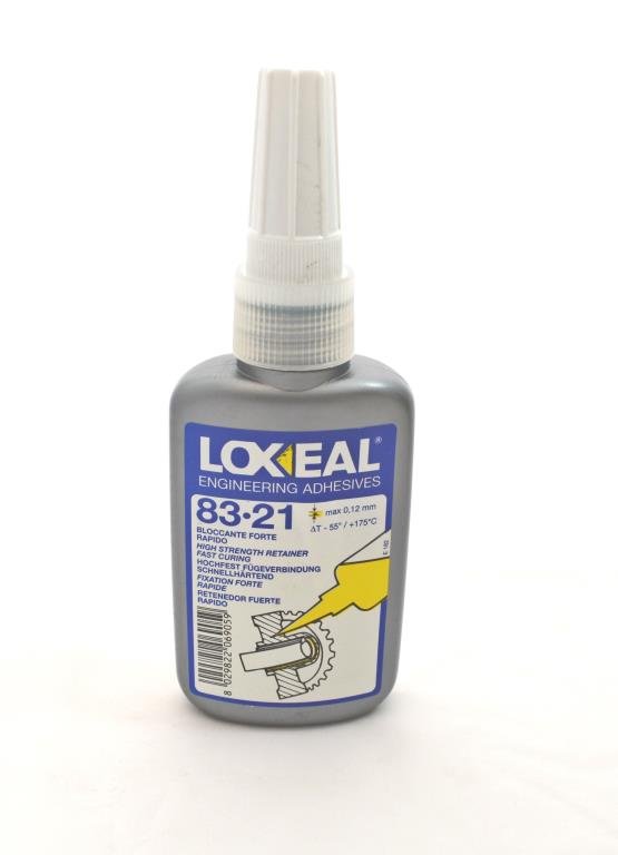 HIGH STENGTH RETAINER LOXEAL 83-21, 50ml – Italparts coffee