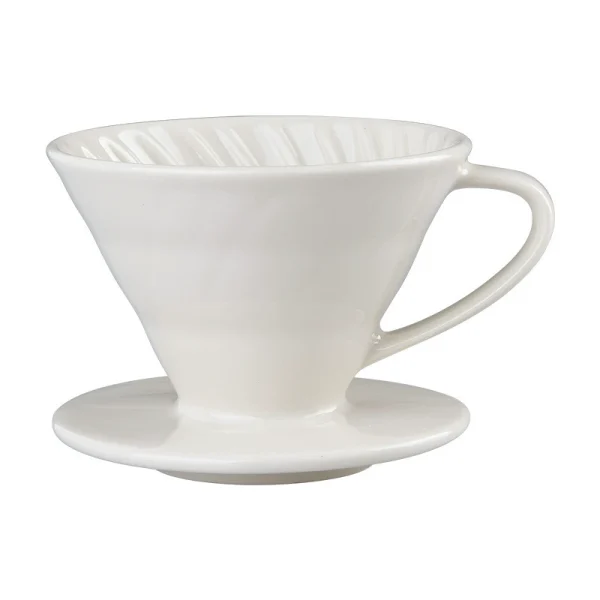VIA CREMA Pour Over V60 Coffee Dripper Ceramic 02 – ITALPARTS coffee